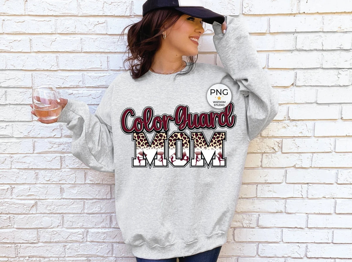 DTF Full Color Transfer - Colorguard Mom – Small Biz Shipping Co