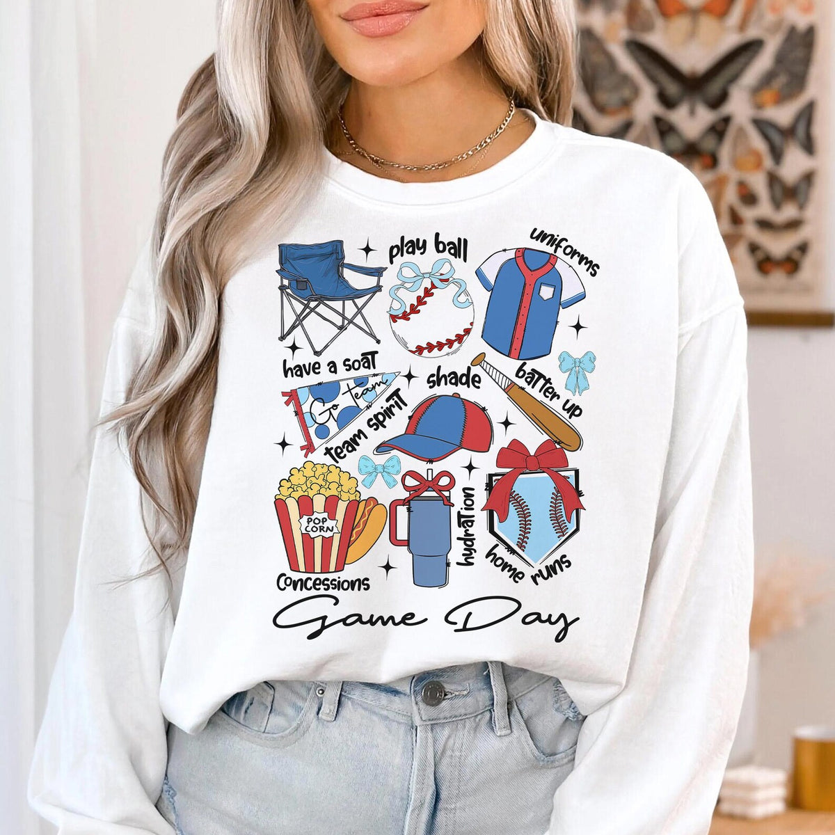 DTF Full Color Transfer - Baseball Things (Sketched) – Small Biz ...