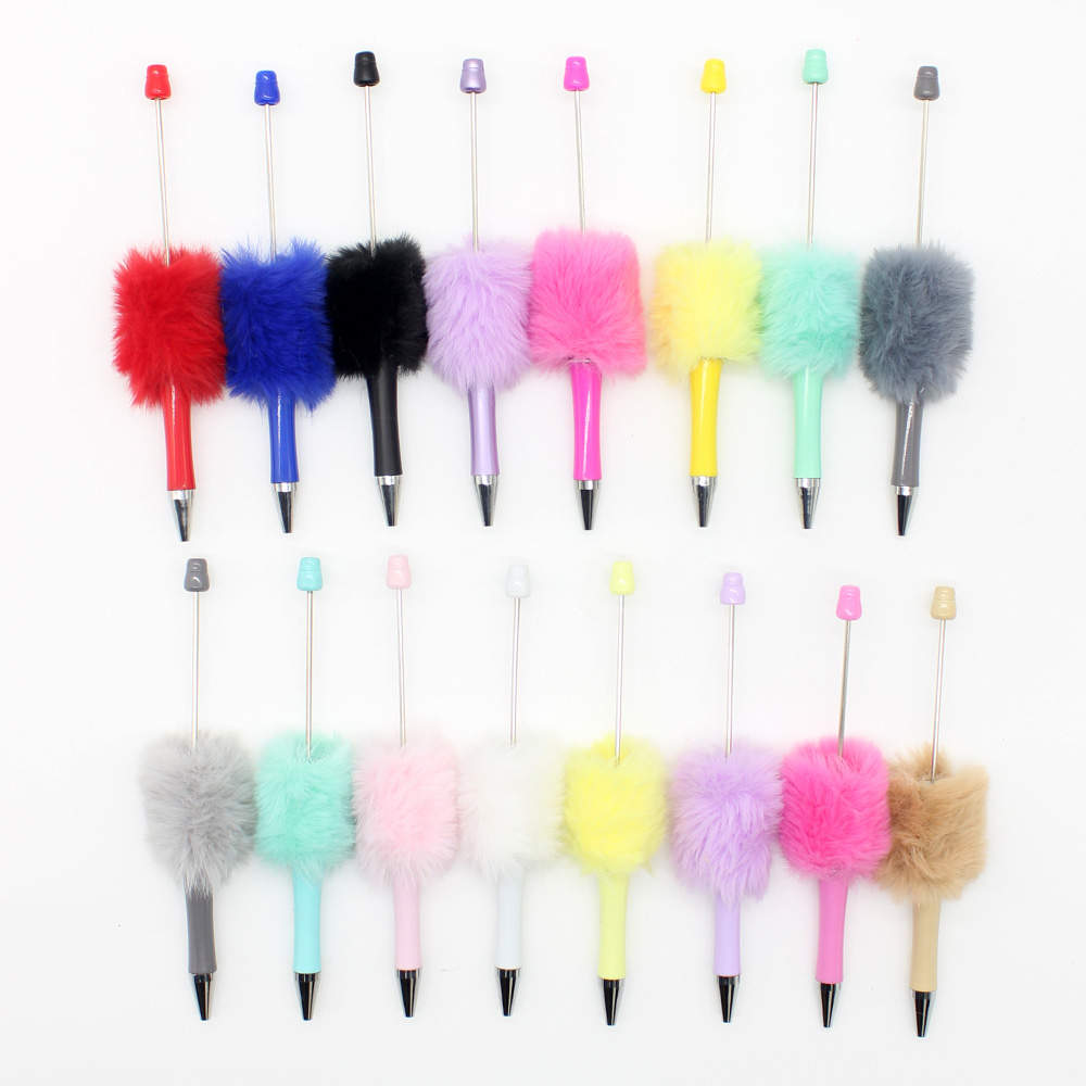 Fuzzy Fluffy Pens - Solid Colors – Small Biz Shipping Co
